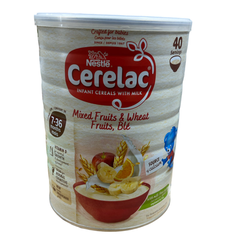 Nestle Cerelac Mixed Fruits & Wheat 7-36 months 1kg – Pearl Of Africa Store